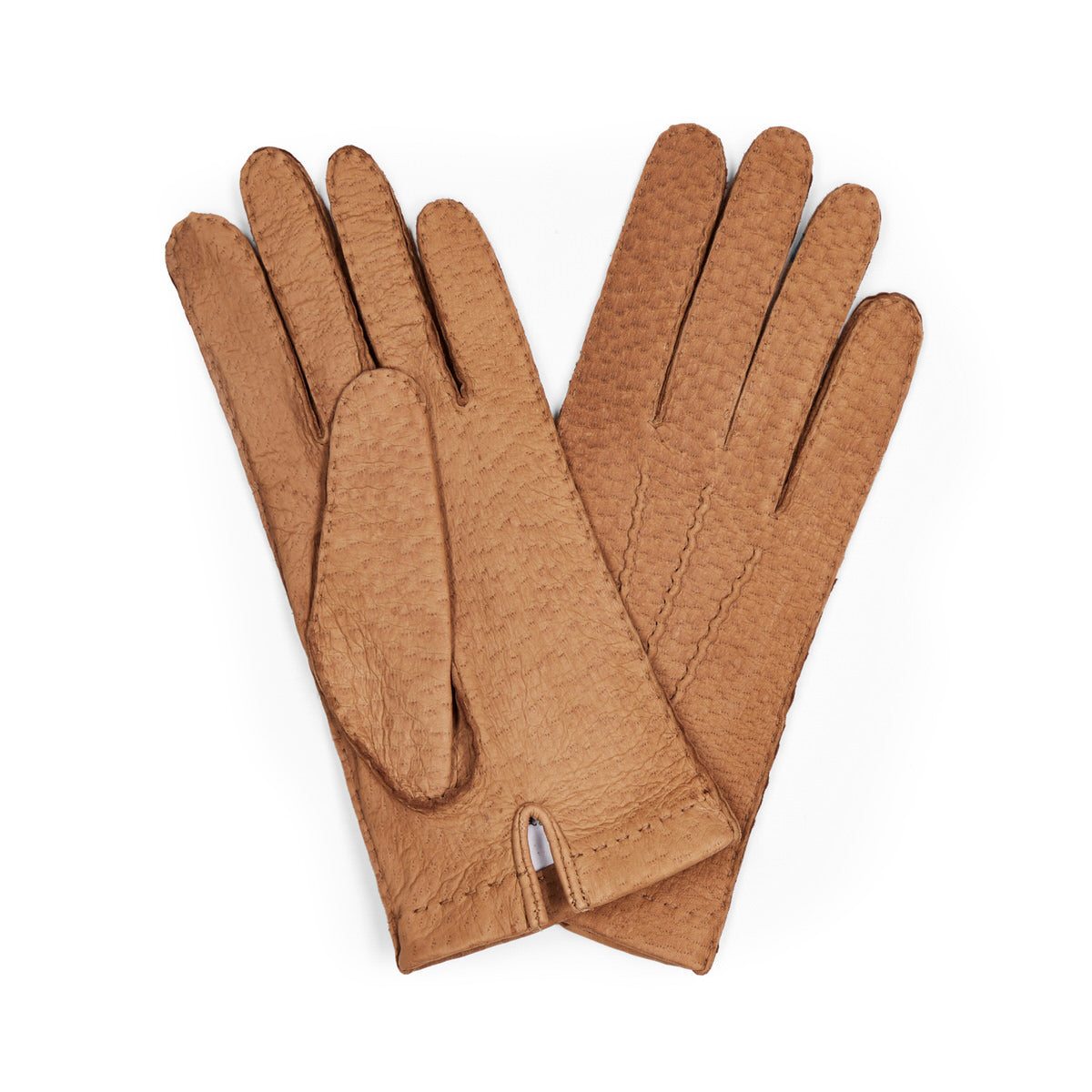 Peccary Gloves in Cognac – Budd London