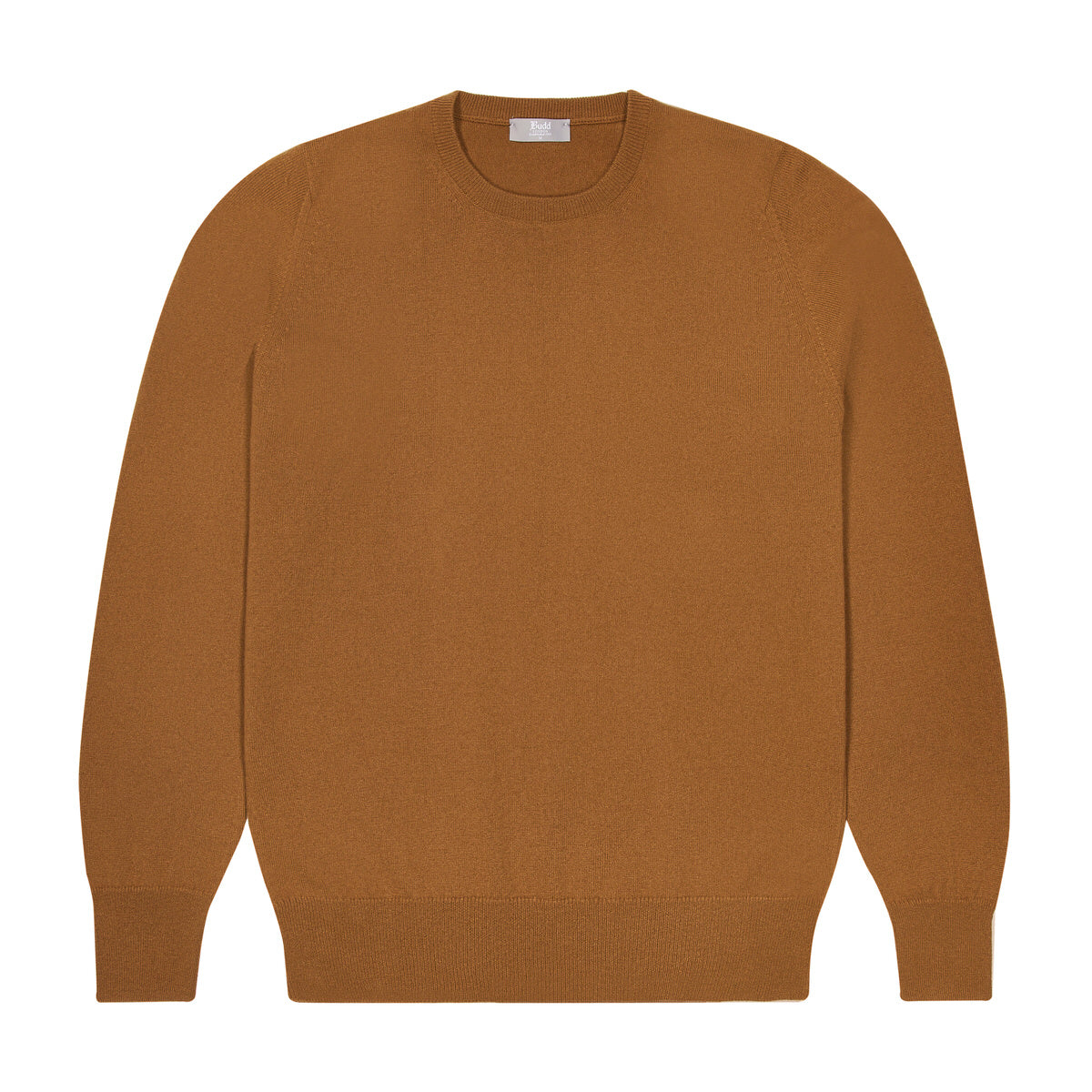 Alston Cashmere Crew Neck Jumper in Vintage Vicuna – Budd Shirtmakers Ltd