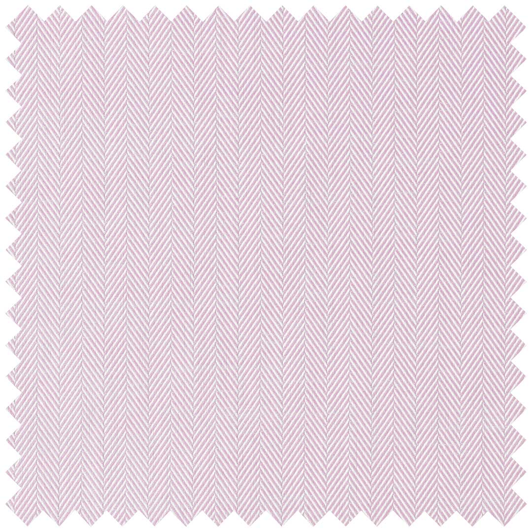 Classic Pink Herringbone Cotton Twill – Budd London
