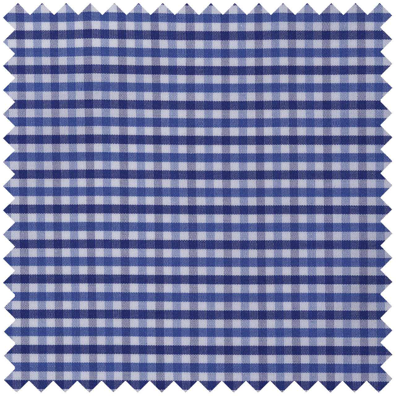 Gingham Superpoplin in Royal and Navy – Budd London