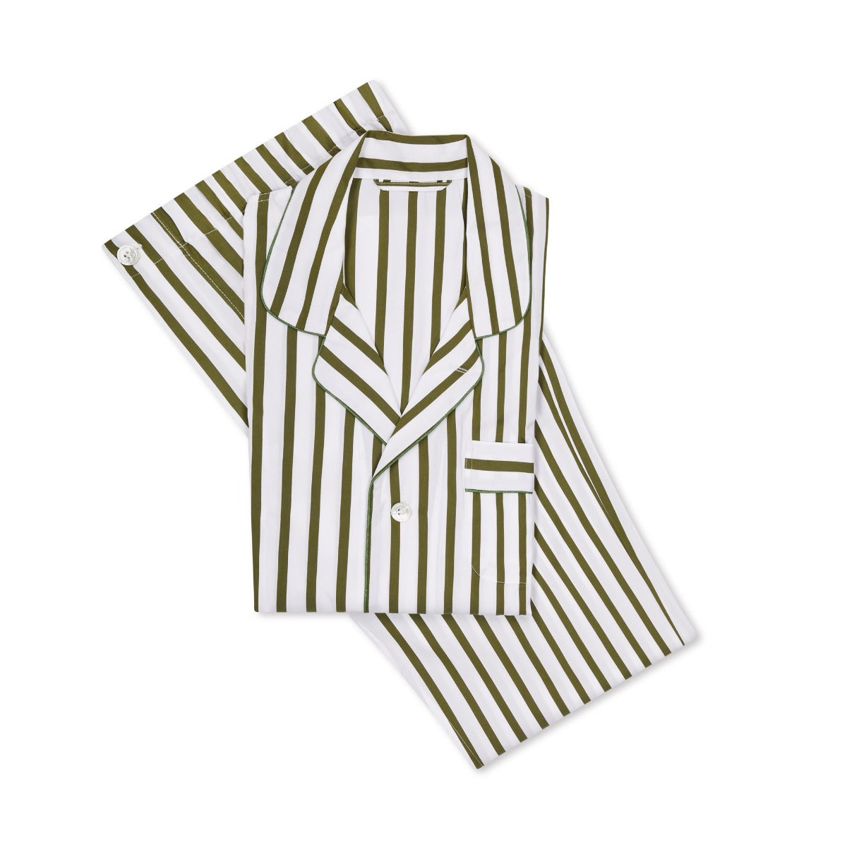 WM Brown Cocktail Stipe Tailored Pyjamas – Budd London